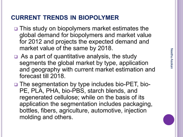 Biopolymer | PPTX | Chemistry | Science