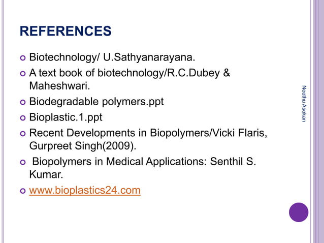 Biopolymer | PPTX | Chemistry | Science