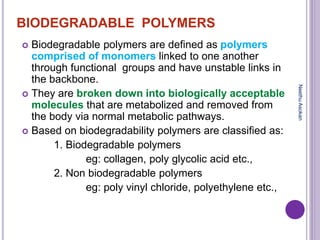 Biopolymer | PPTX | Chemistry | Science