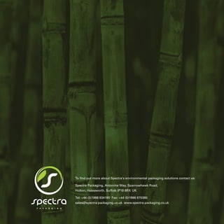 Spectra Packaging - Biopolymer brochure | PDF