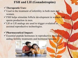 Pharmaceutical Applications of Peptide Hormones A Drug | PDF
