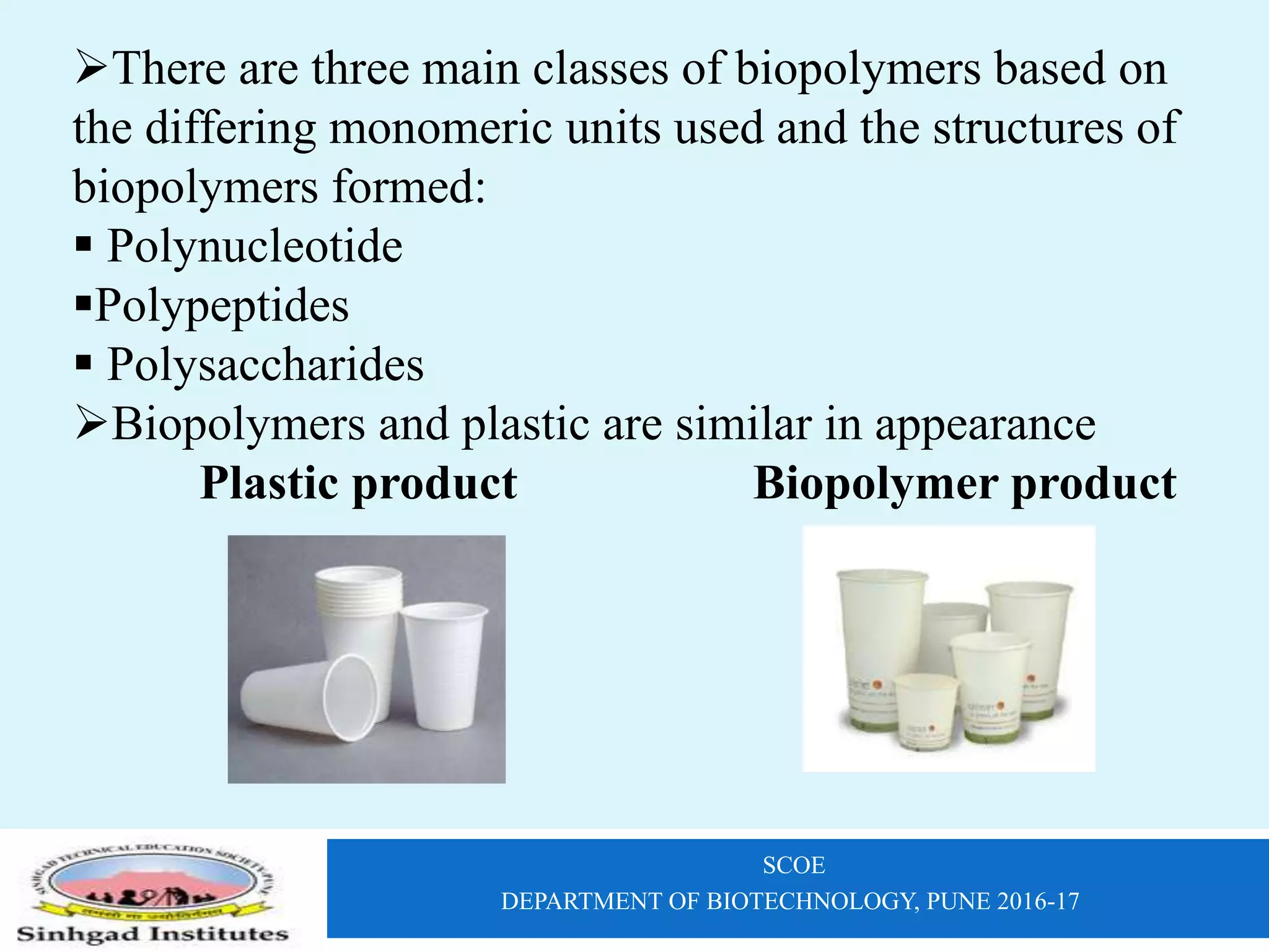 Biopolymers | PPTX