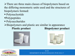 Biopolymers | PPTX