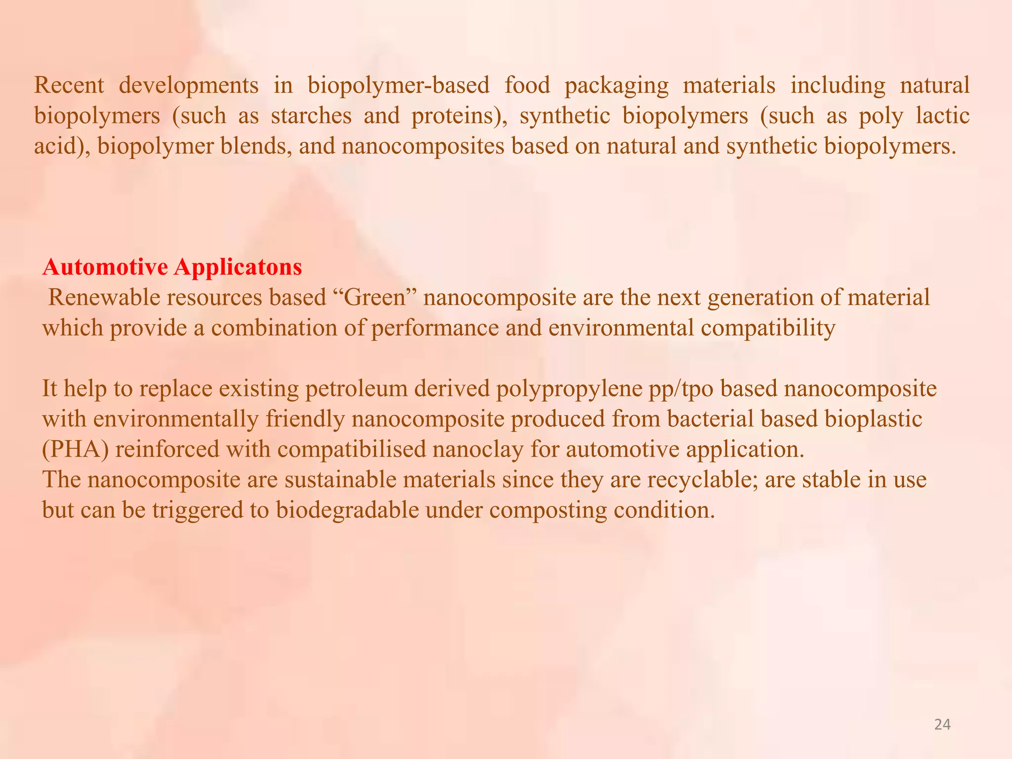 Biopolymers | PPTX