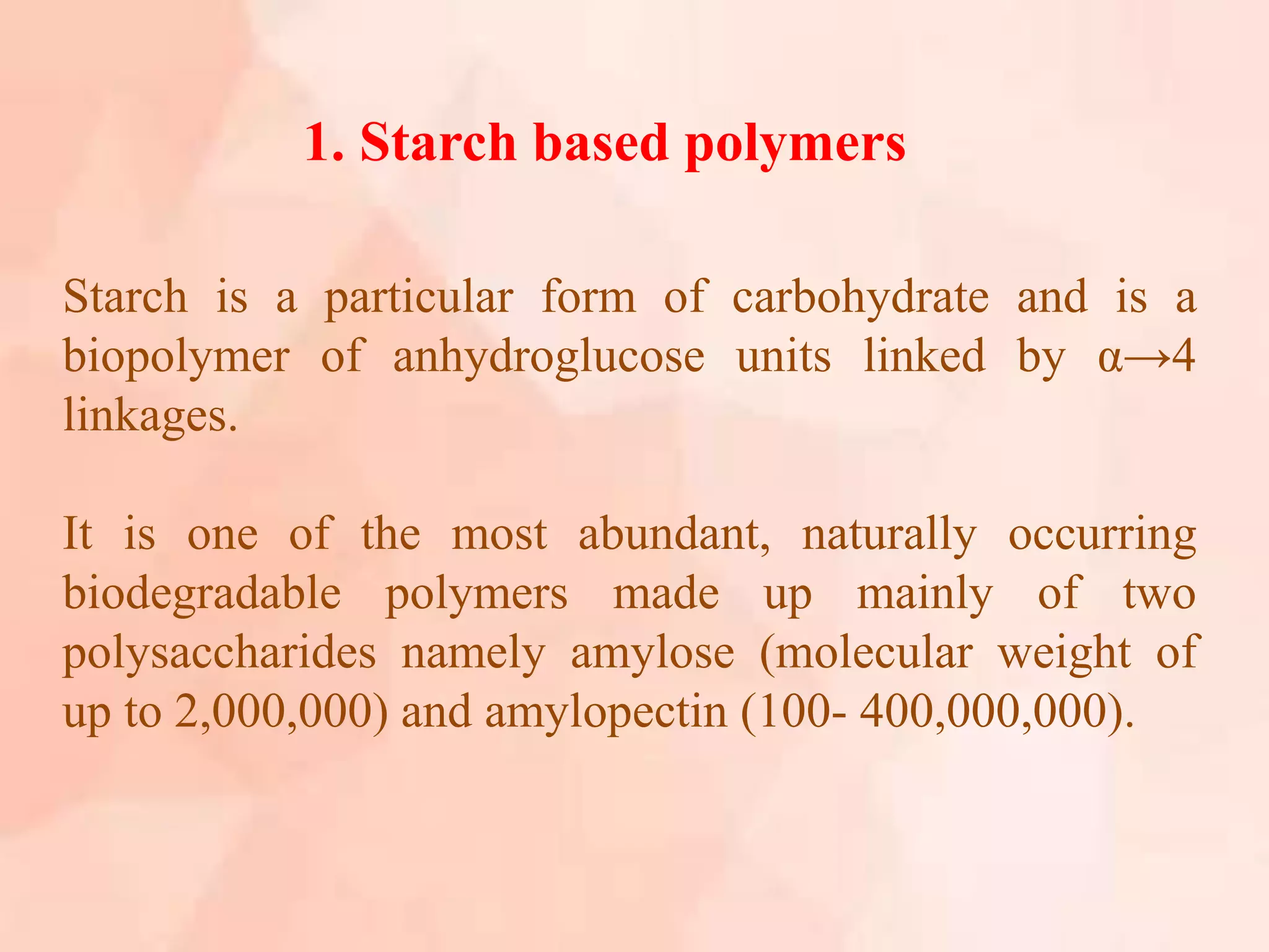 Biopolymers | PPTX
