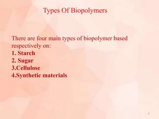 Biopolymers | PPTX