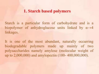 Biopolymers | PPTX