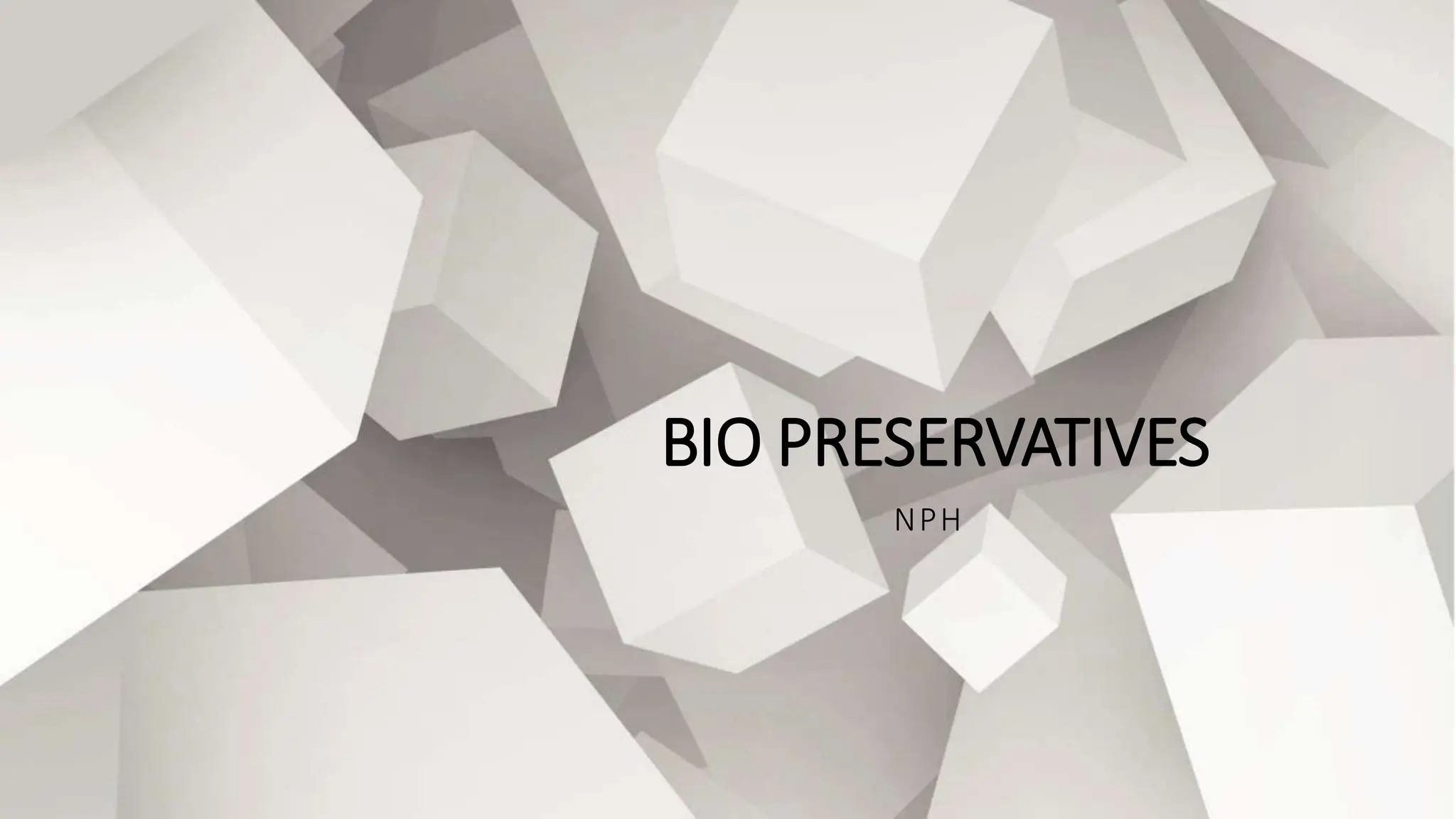 Bio Polymers And Bio Preservatives Production | PPTX