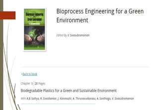 Biopolymers presentation | PPTX