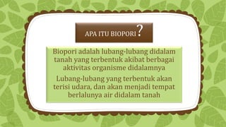 Bagaimana membuat biopori sendiri | PPTX