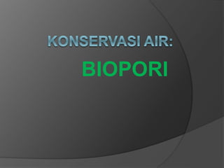 BIOPORI.pptx biopori biopori biopori biopori | PPTX