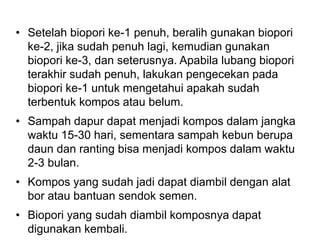 BIOPORI.pptx biopori biopori biopori biopori | PPTX