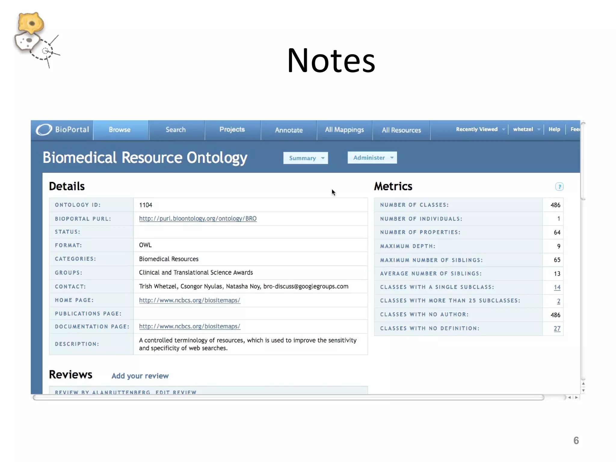 BioPortal: ontologies and integrated data resources | PPT