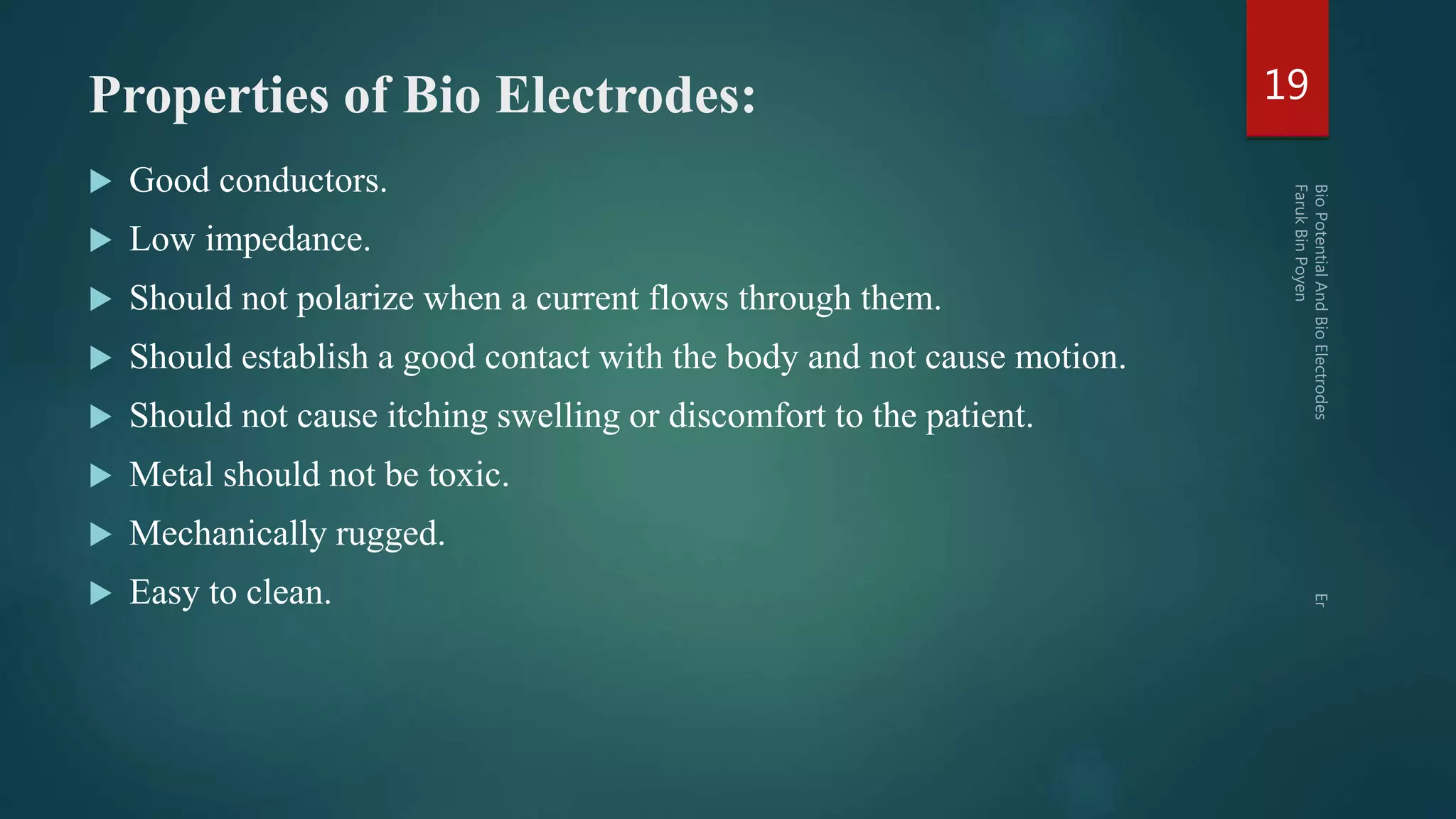 Bio Potential and Bio Electrodes | PDF