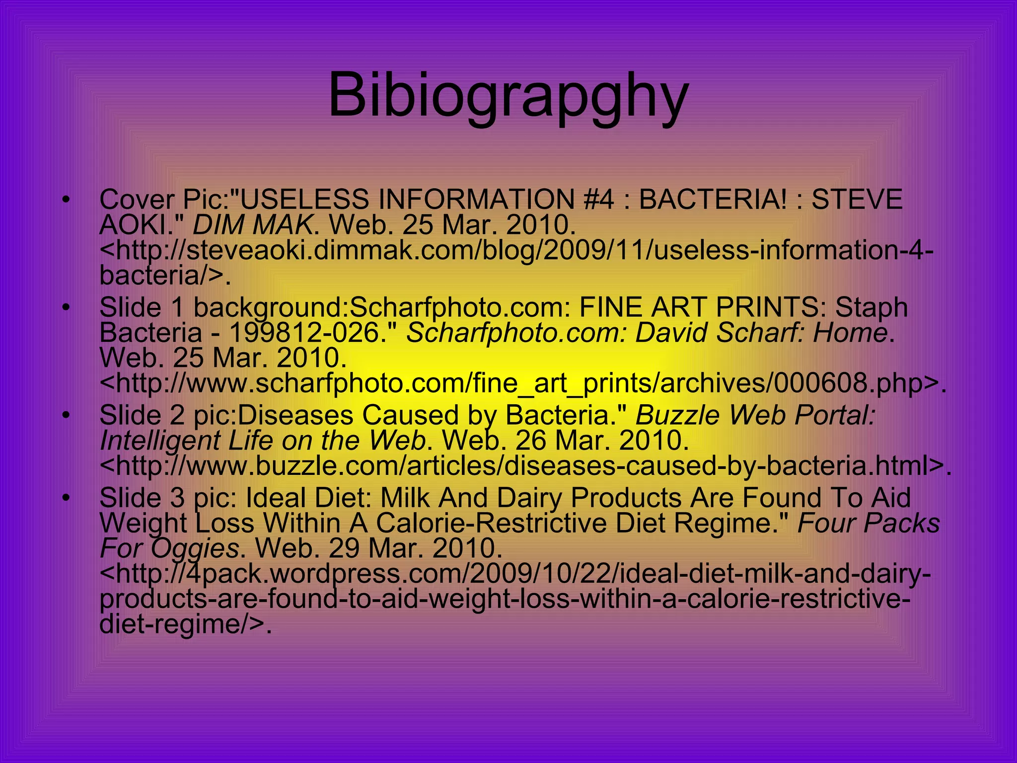 Bio Powerpoint | PPT