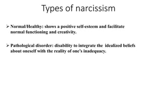Narcissism | PPTX