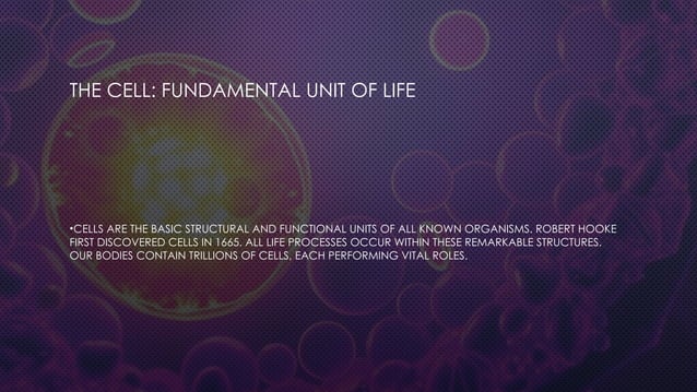 biology class 9th explanation of the fundamental unit of cell | PPTX