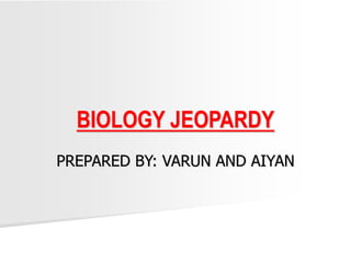 Bio JEOPARDY | PPTX