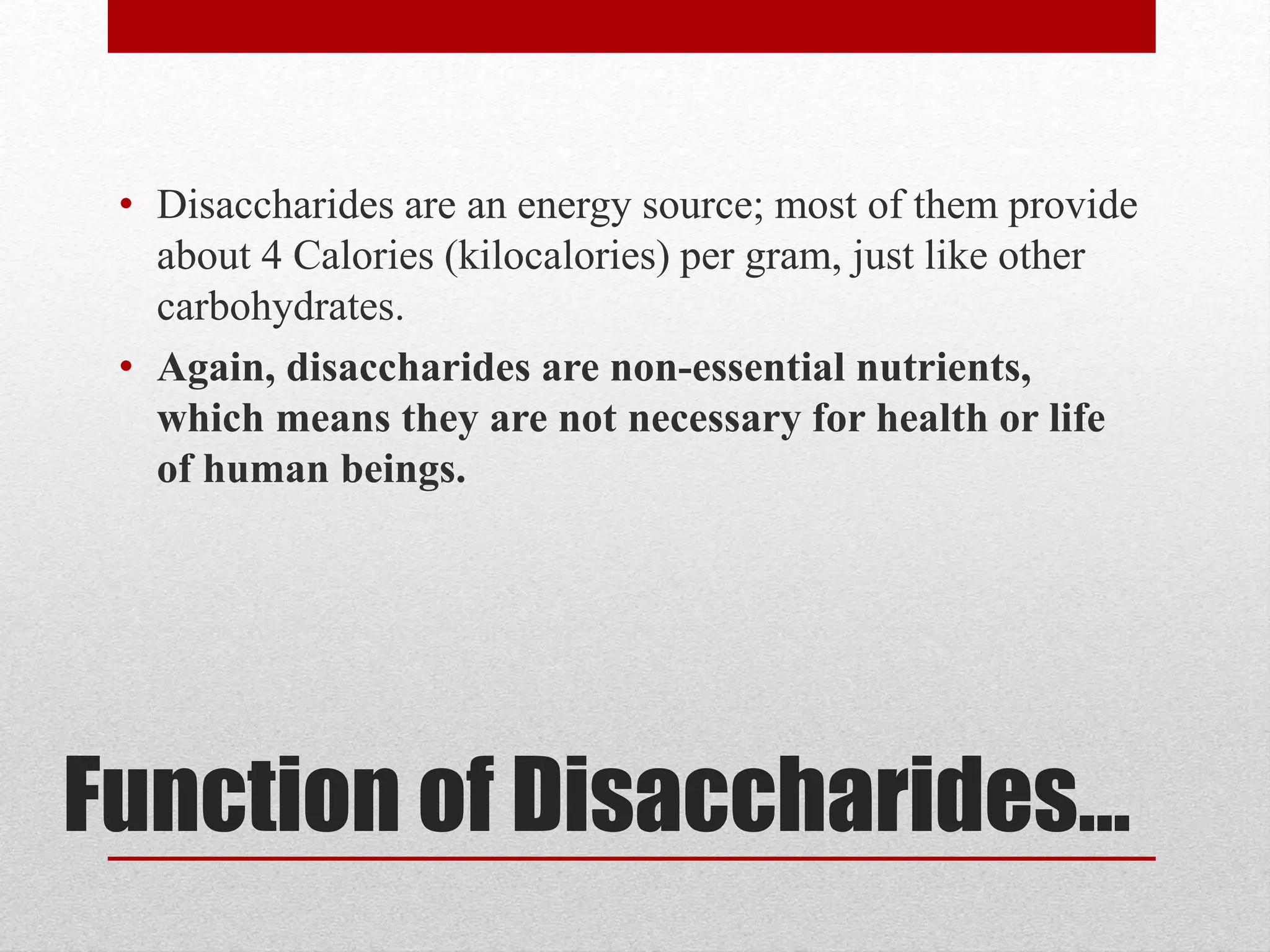 Carbohydrates (Carbs) - GCSE Biology | PPTX