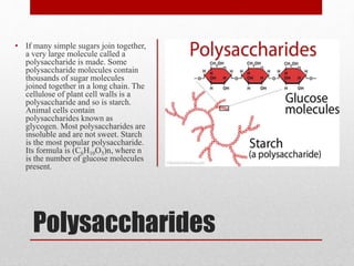 Carbohydrates (Carbs) - GCSE Biology | PPTX