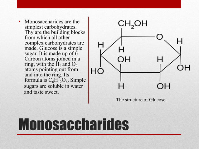 Carbohydrates (Carbs) - GCSE Biology | PPTX | Endocrine and Metabolic ...