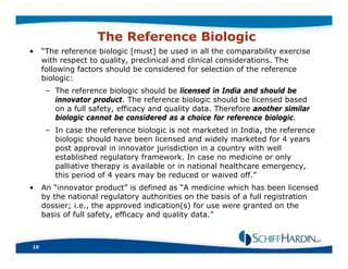 indian guidelines on Biosimilar Products - 07.24.12