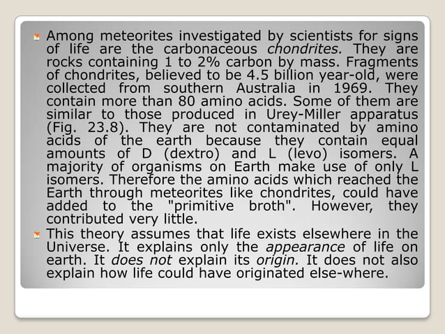 cosmozoic theory | PPTX | Geology | Science