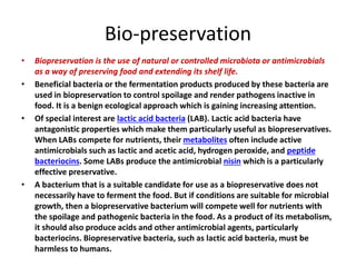 Biopreservation | PPSX