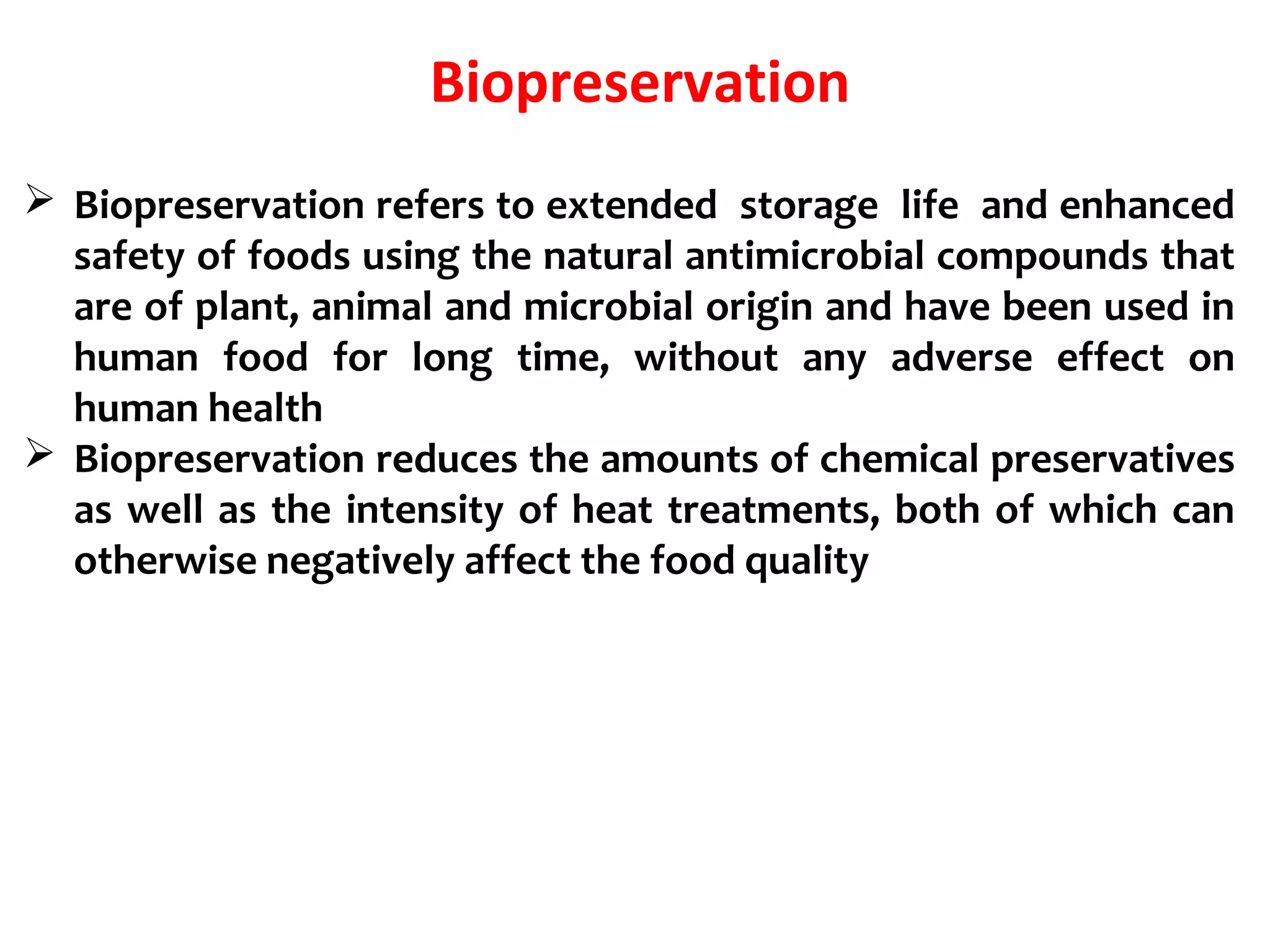 Biopreservation | PPT