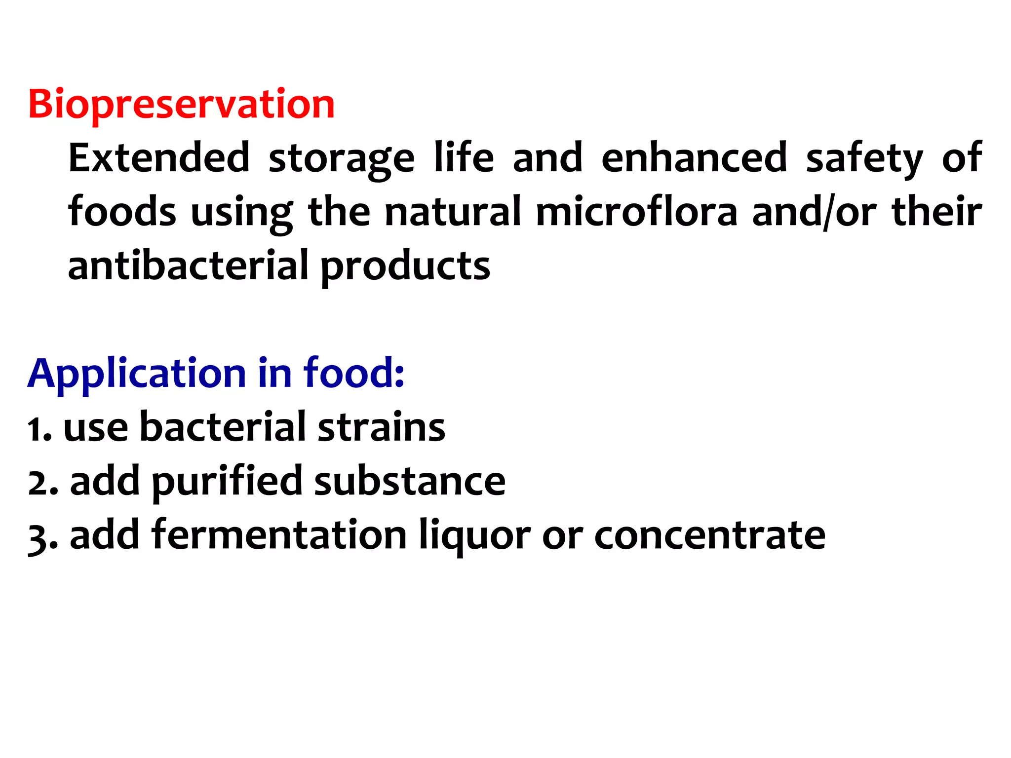 Biopreservation | PPT