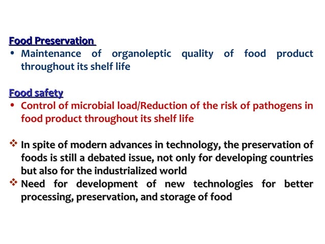 Biopreservation | PPT