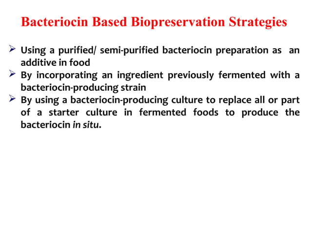 Biopreservation | PPT