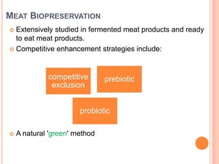 Biopreservation | PPTX