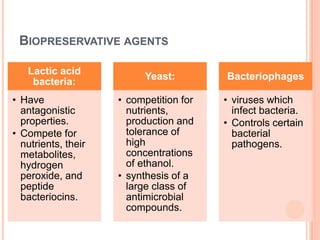 Biopreservation | PPTX