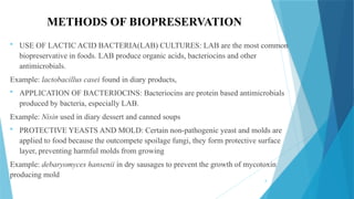 Biopreservation against food spoilage.pptx
