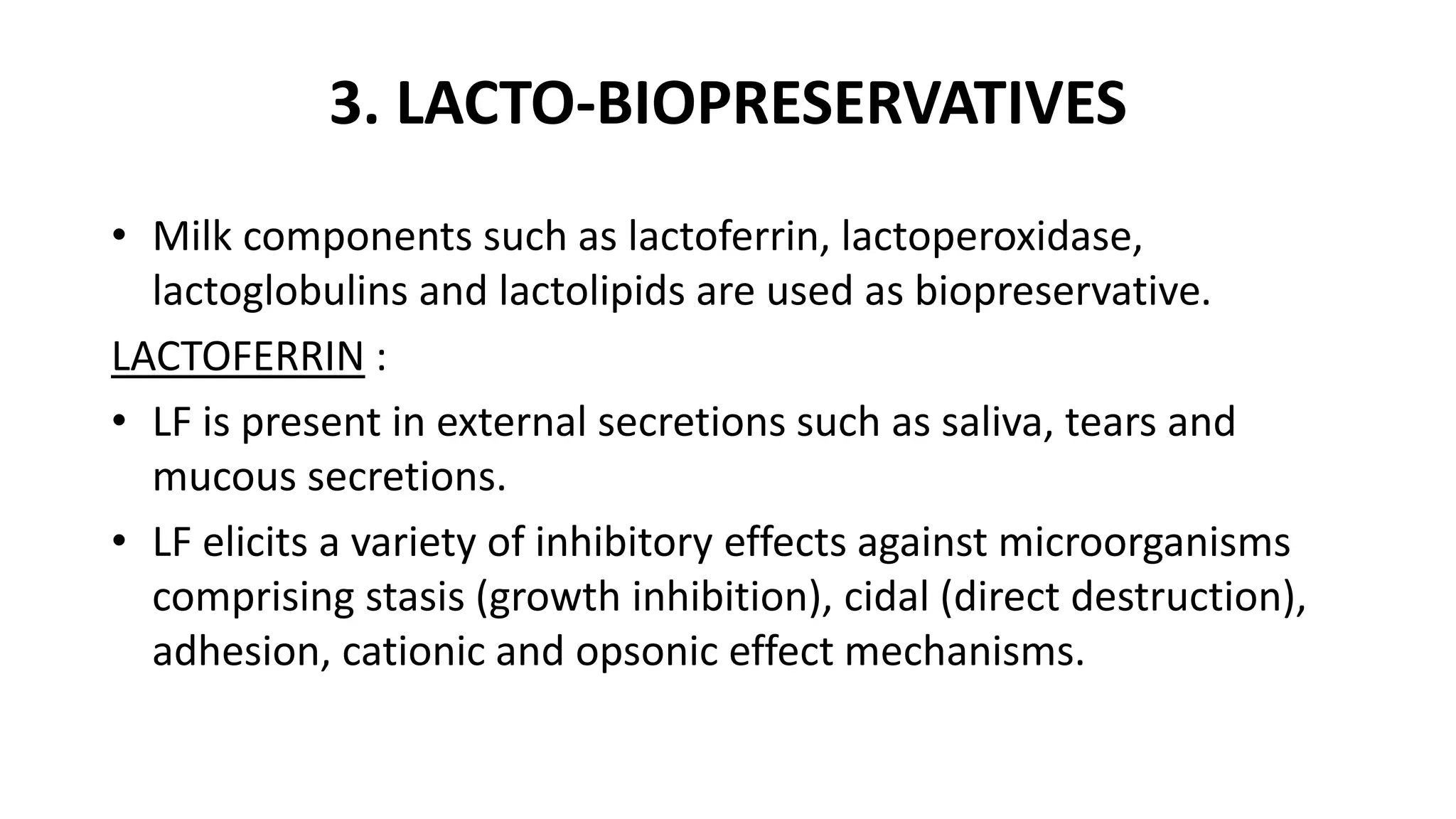 Biopreservatives | PPTX