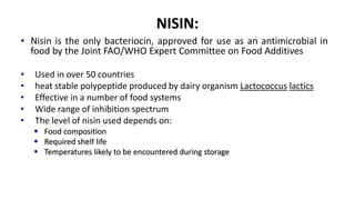 Biopreservatives | PPTX