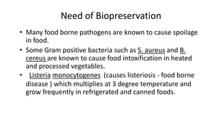 Biopreservatives | PPTX