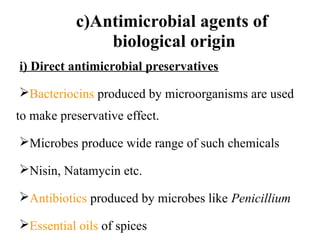 Biopreservatives i | PDF