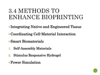 Bio Printing and Bio Inks | PDF