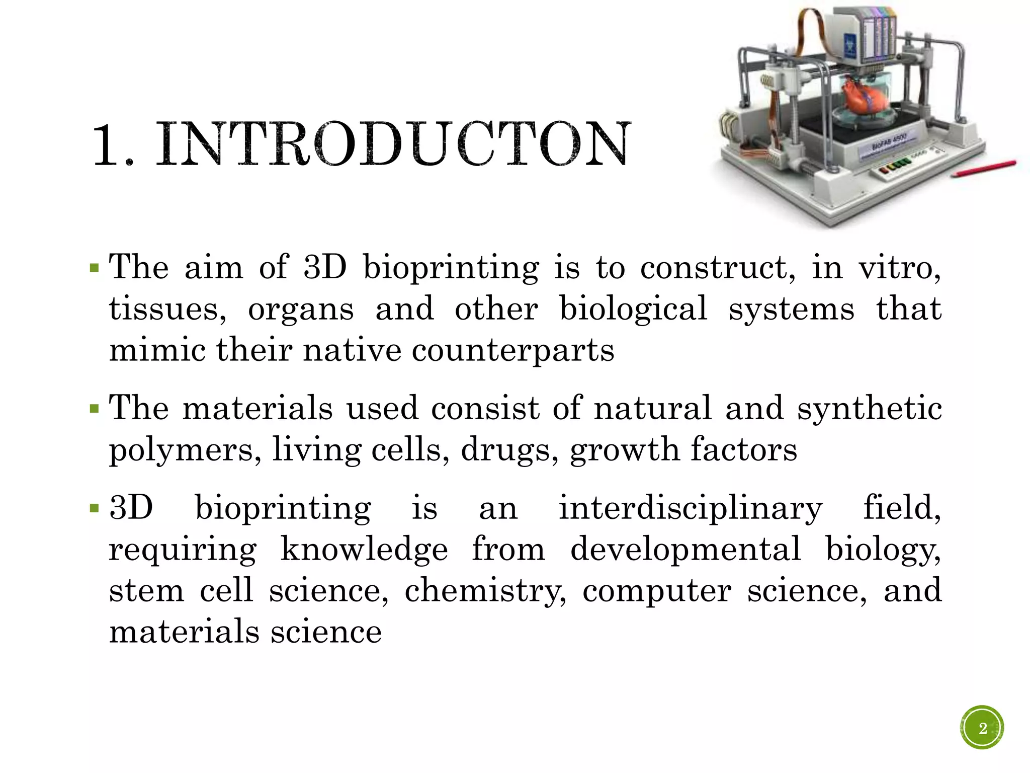 Bioprinting and bionks a new paradigm for 3 d organ development | PPTX