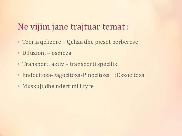 Teoria Qelizore + Muskujt