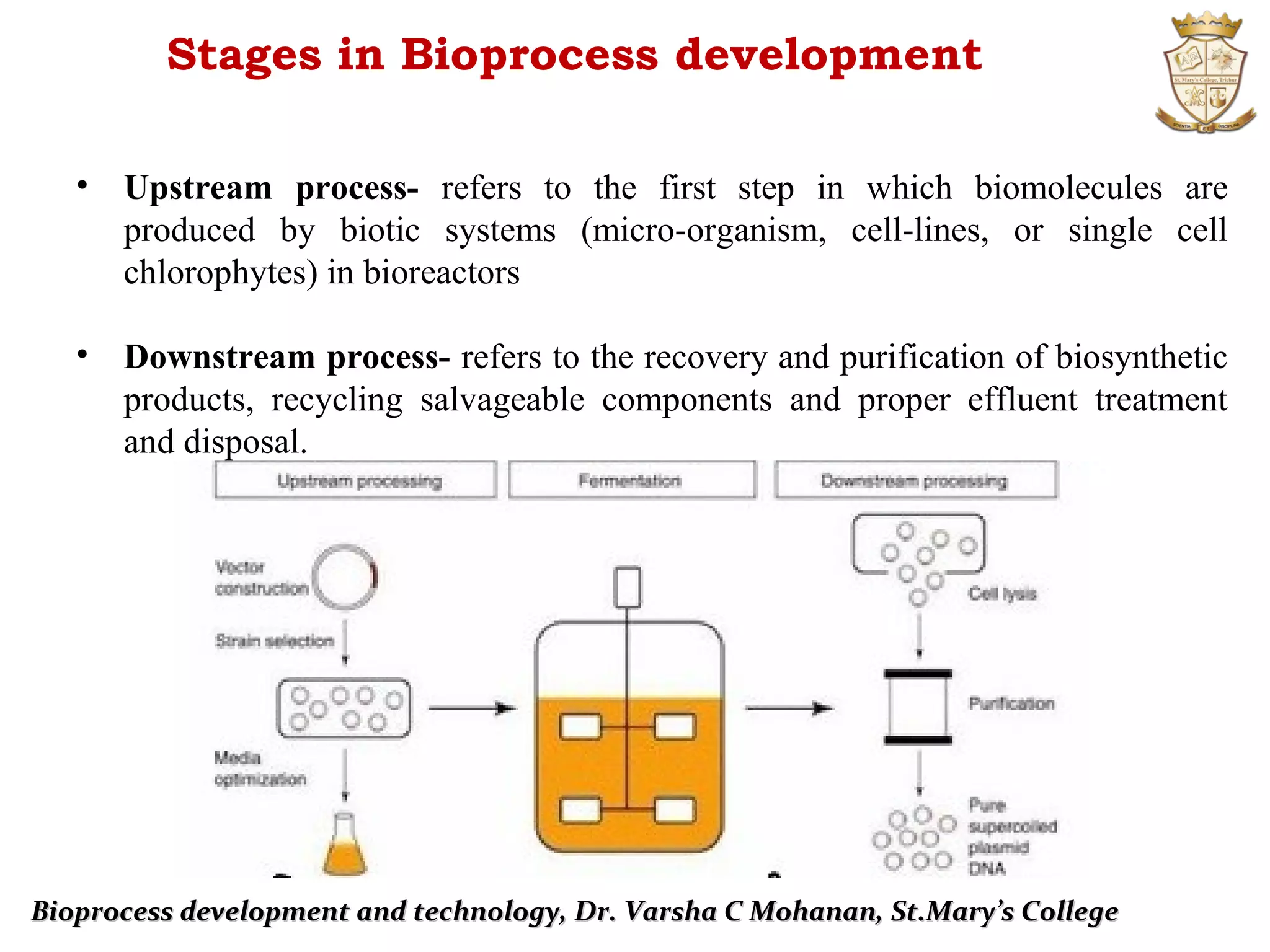 Biotechnology:Bioprocess development and technology | PPT