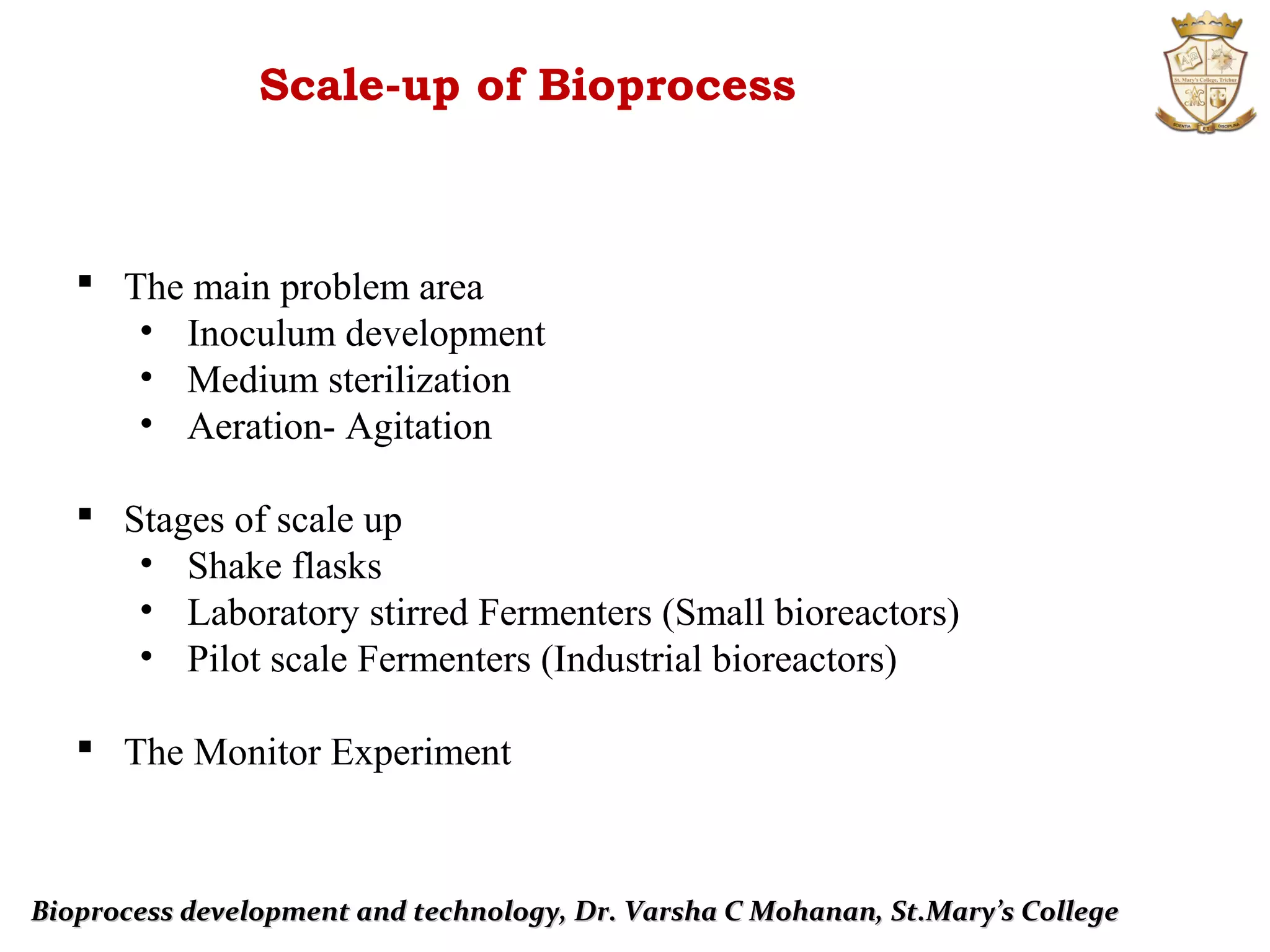 Biotechnology:Bioprocess development and technology | PPT