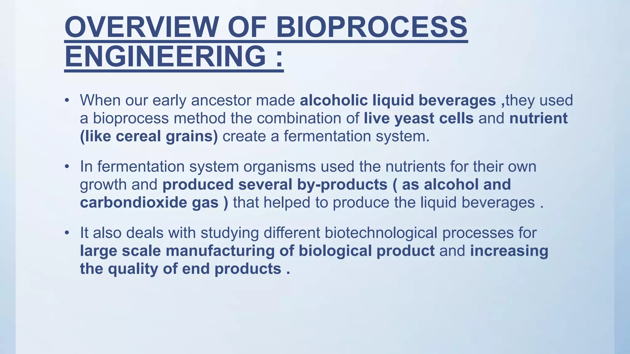 Bioprocess engineering | PPTX