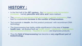 Bioprocess engineering | PPTX