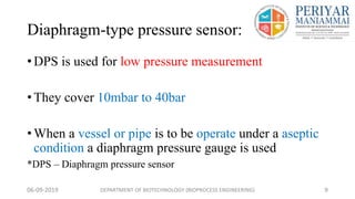 Bioprocess engineering pressure_measurement_and_control | PPT