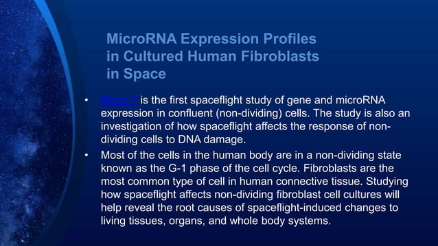 Bioprocessing in microgravity | PPT