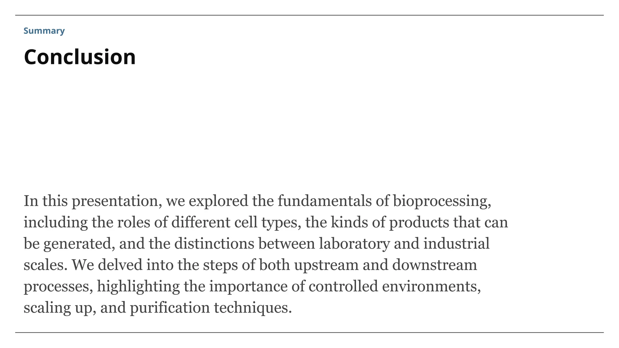 Bioprocessing Overview_ Upstream and Downstream Processes.pptx