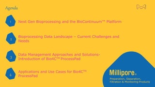 Next-Generation Bioprocessing Monitoring to Enable Smart Data Management and Analysis | PPTX